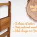 Natural Wood Folding Thin Ladder for Kitchen or Library Wooden ...