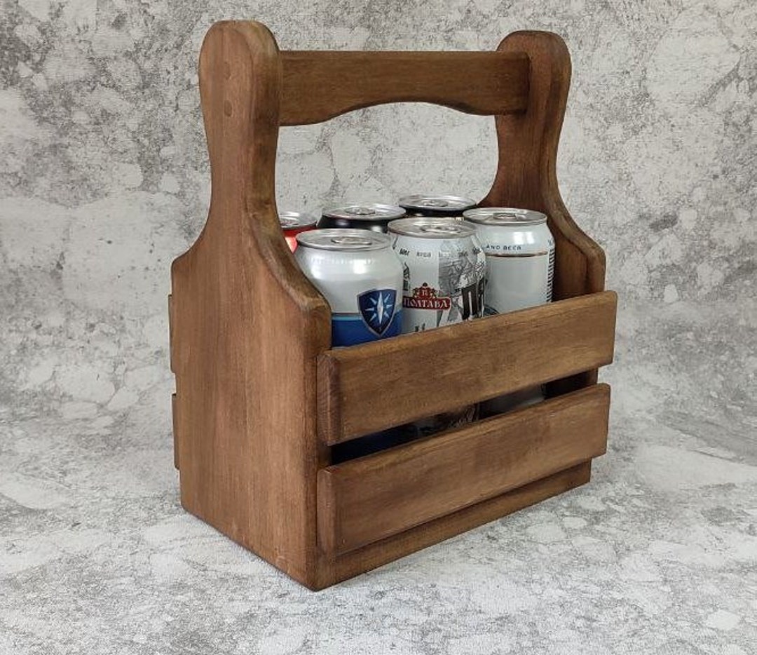 Drink Transport Box Craft Beer Holder Portable Beverage Tote Home Bar ...