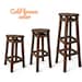 Funny Ergonomic Wooden Bar Stool Rustic High Barstool Man Cave Elevated ...