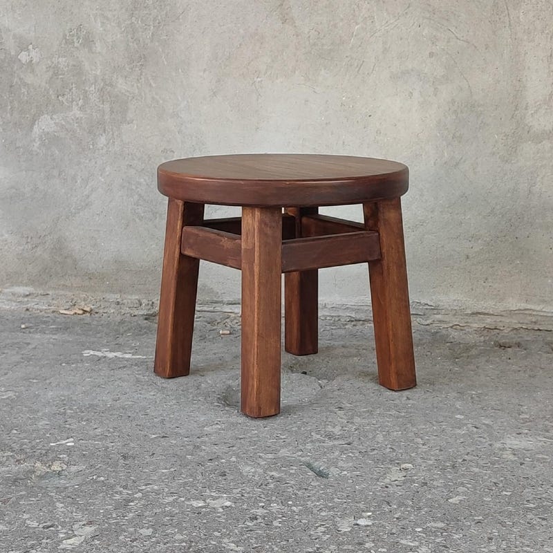 Wooden Footstool - Etsy