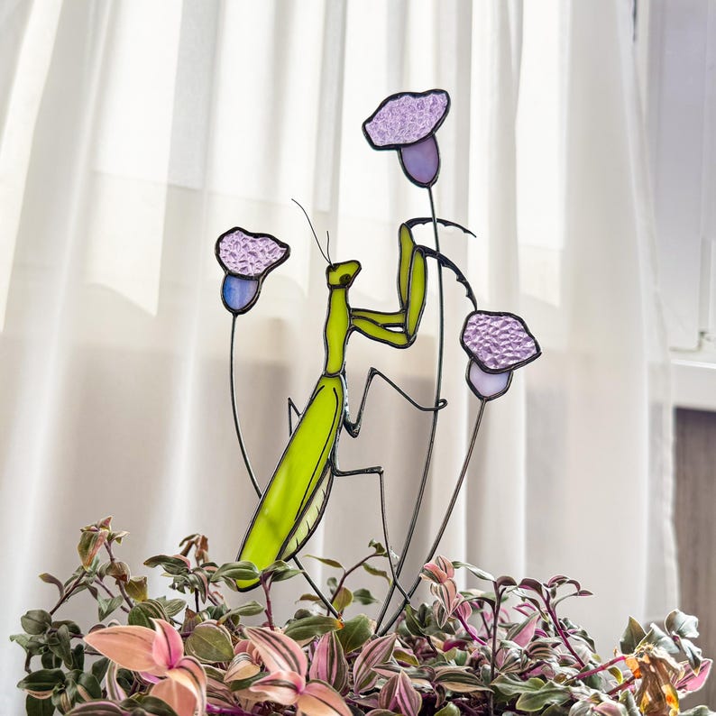 Stained Glass Praying Mantis Suncatcher. Unique Mother's Day Gifts ...