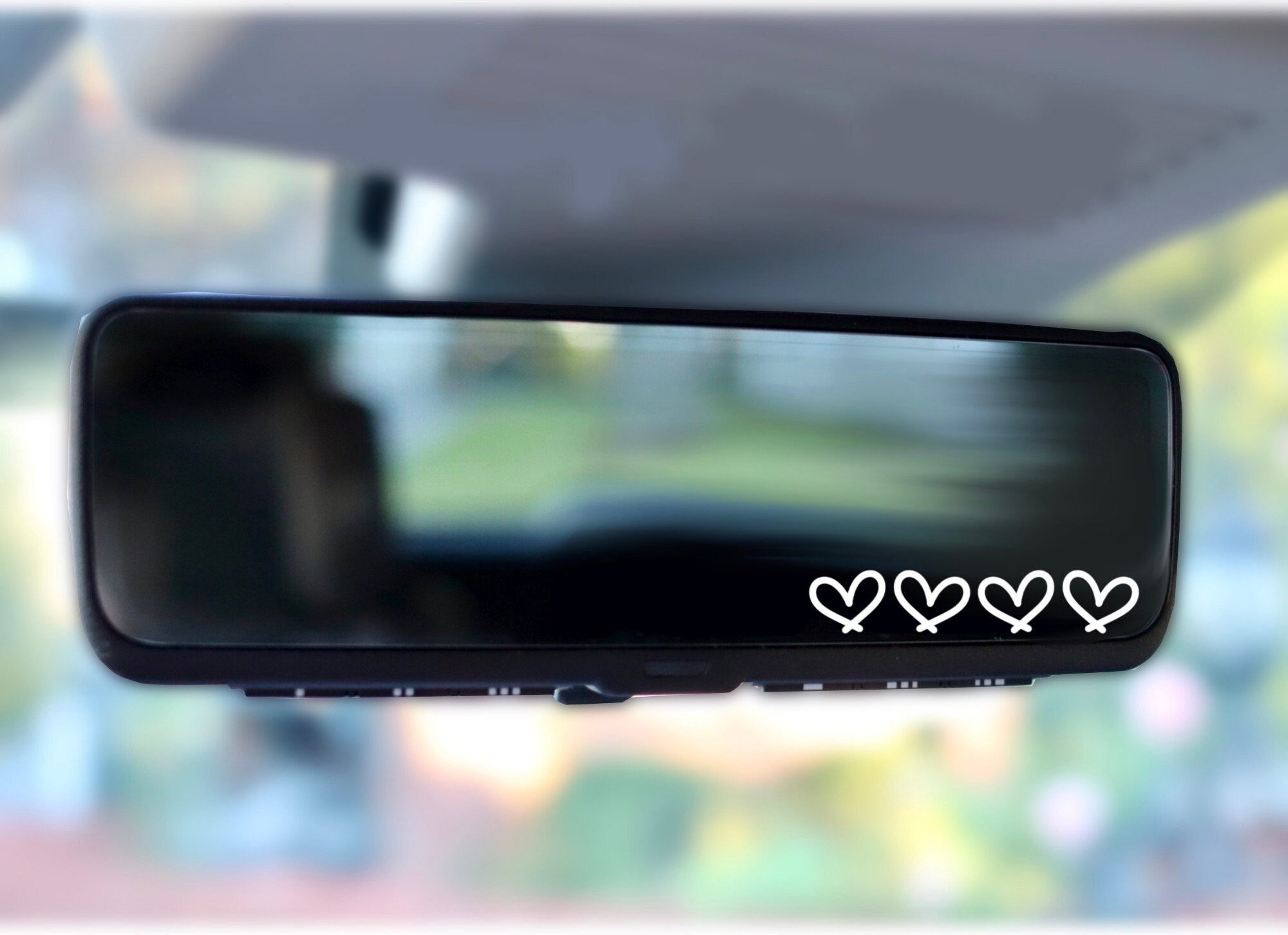 Little Heart Mirror Decal Car Decals for Women Heart - Etsy