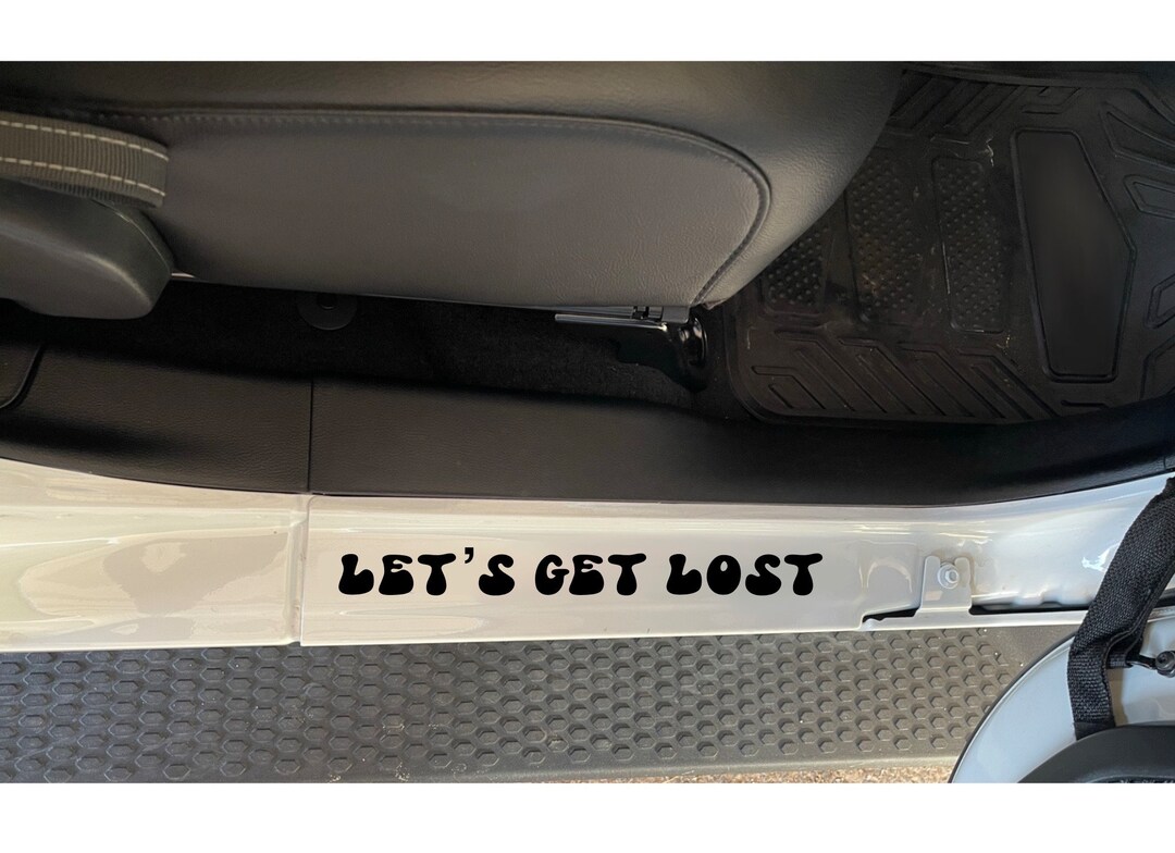 Lets Get Lost Door Jam Decal Inside Door Decal 4x4 Decal - Etsy