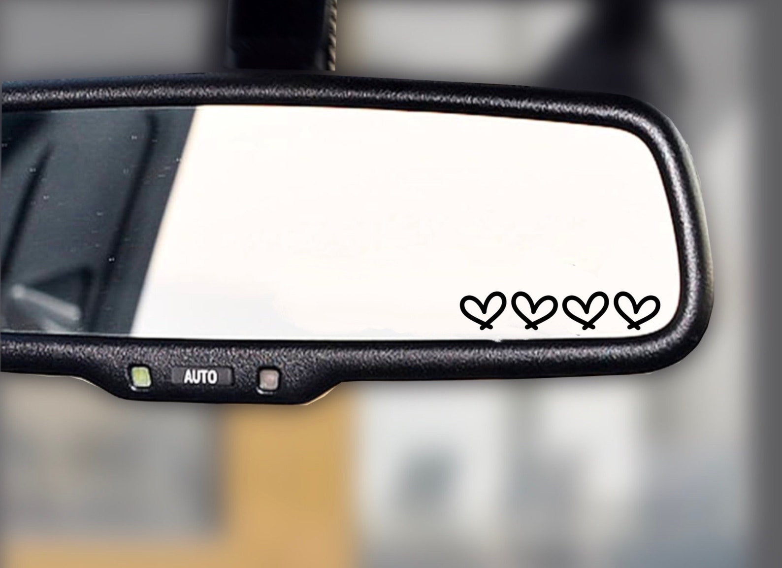 Little Heart Mirror Decal Car Decals for Women Heart - Etsy