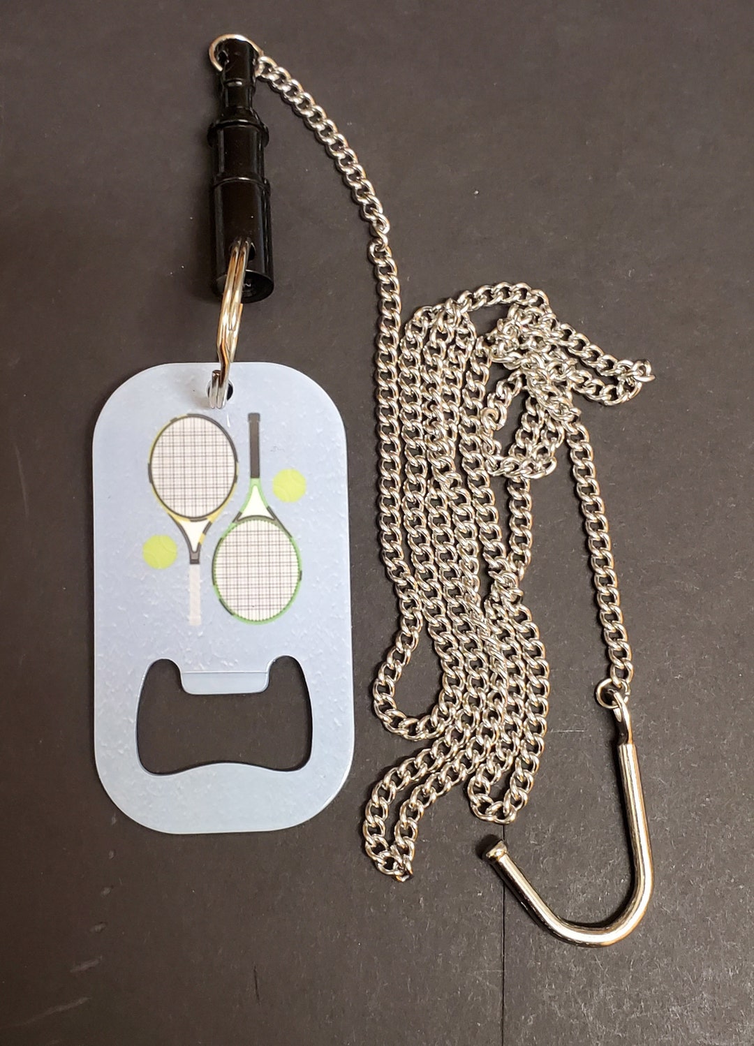 Tennis Net Measuring Chain With Bottle Opener - Etsy
