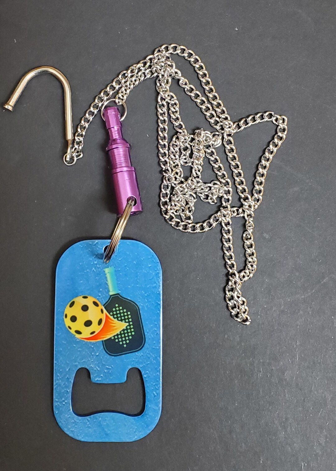 Pickleball Net Measuring Chain With Bottle Opener - Etsy