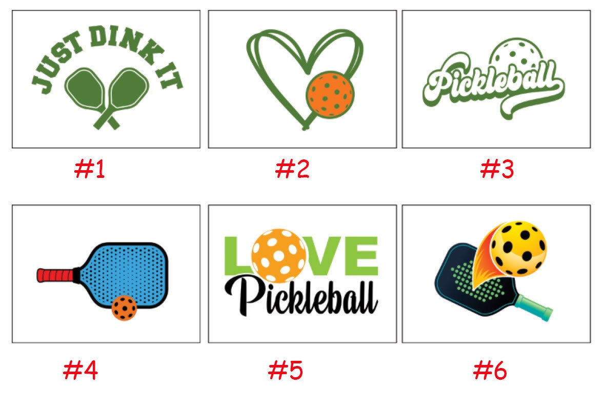 Key Tags With Pickleball Theme - Etsy