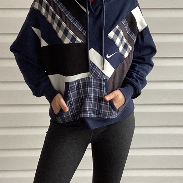 Patchwork Hoodie - Etsy