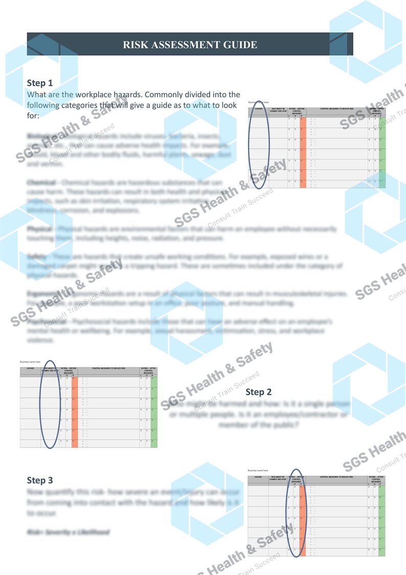 Risk Assessment Template & Guidance - Etsy