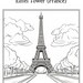 Travel Destinations Coloring Pages: European Iconic Landmarks by ...