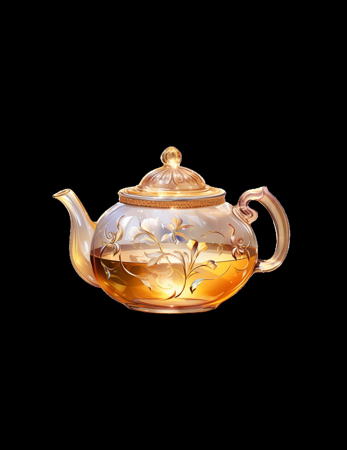 Tea Party Clipart Bundle, Tea Set Clipart, Teapots, Floral Decor ...