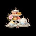 Tea Party Clipart Bundle, Tea Set Clipart, Teapots, Floral Decor ...