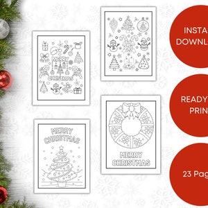 Christmas Colouring Pages | Digital Colouring Book | Printable ...