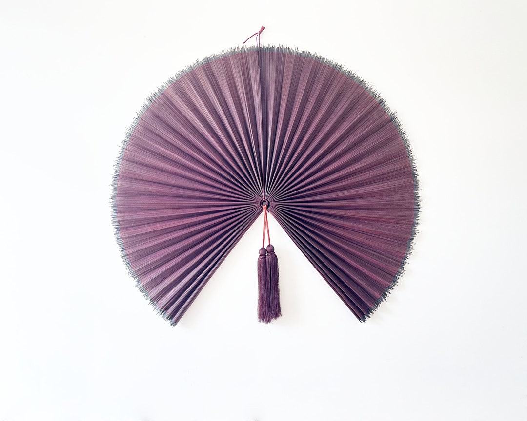 Bamboo Wall Fan, Fan Wall Bamboo, Fan Wall Decor, Bamboo Fan Decor ...
