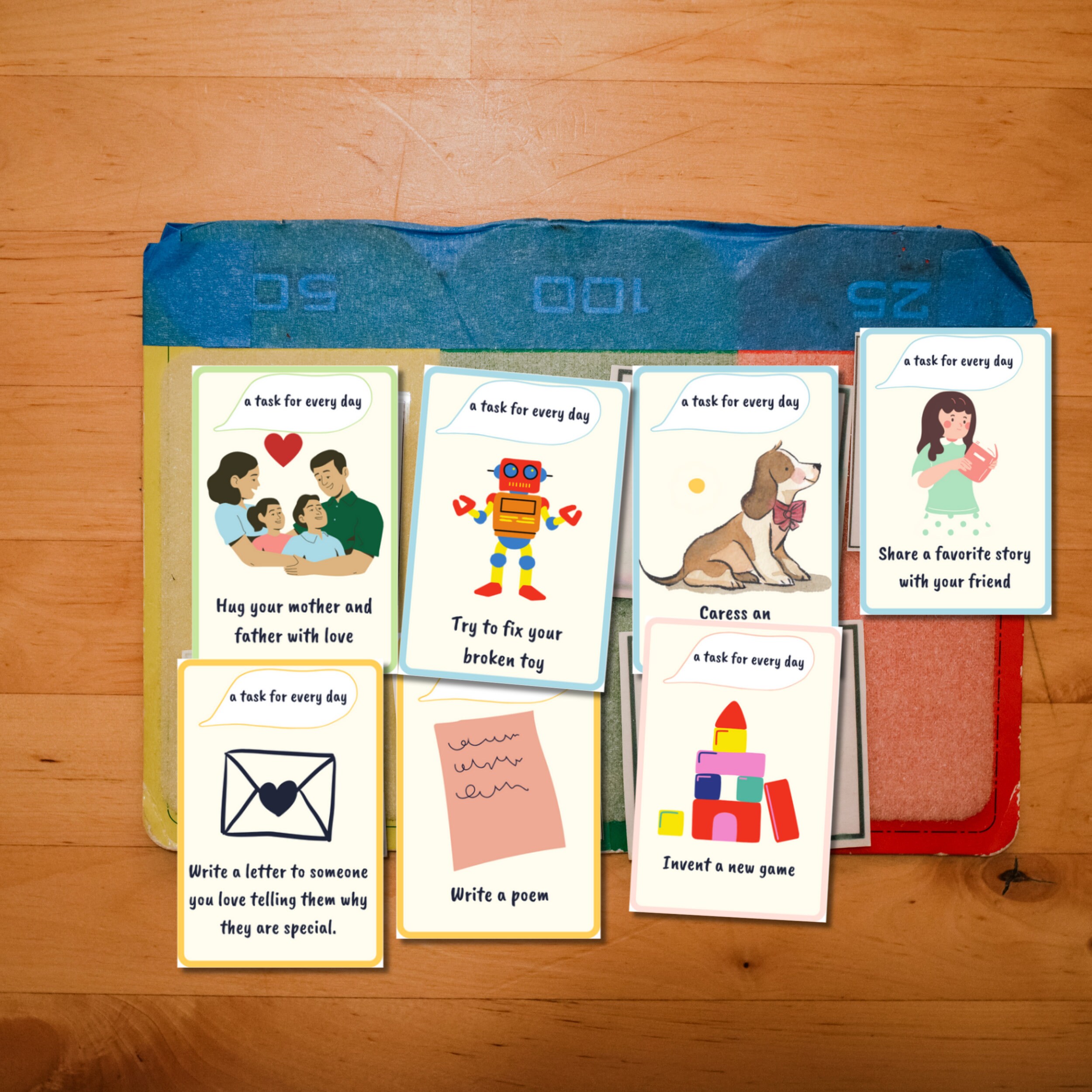 Personal Goals, Printable Flashcards, Flashcard for Kids, Gift for Kids ...