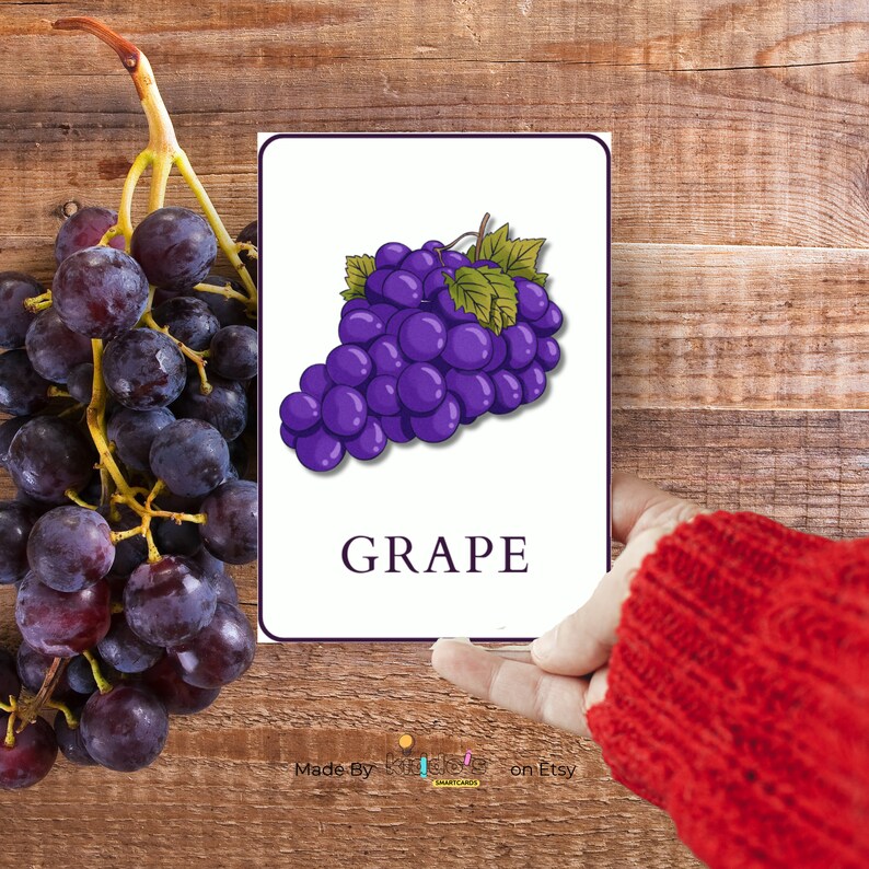 Fruits Flashcards, Printable Flashcards, Photo Picture Fruits ...