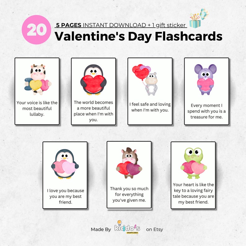 Valentine's Day, Printable Flashcards, Meaningful Messages, Love Notes ...