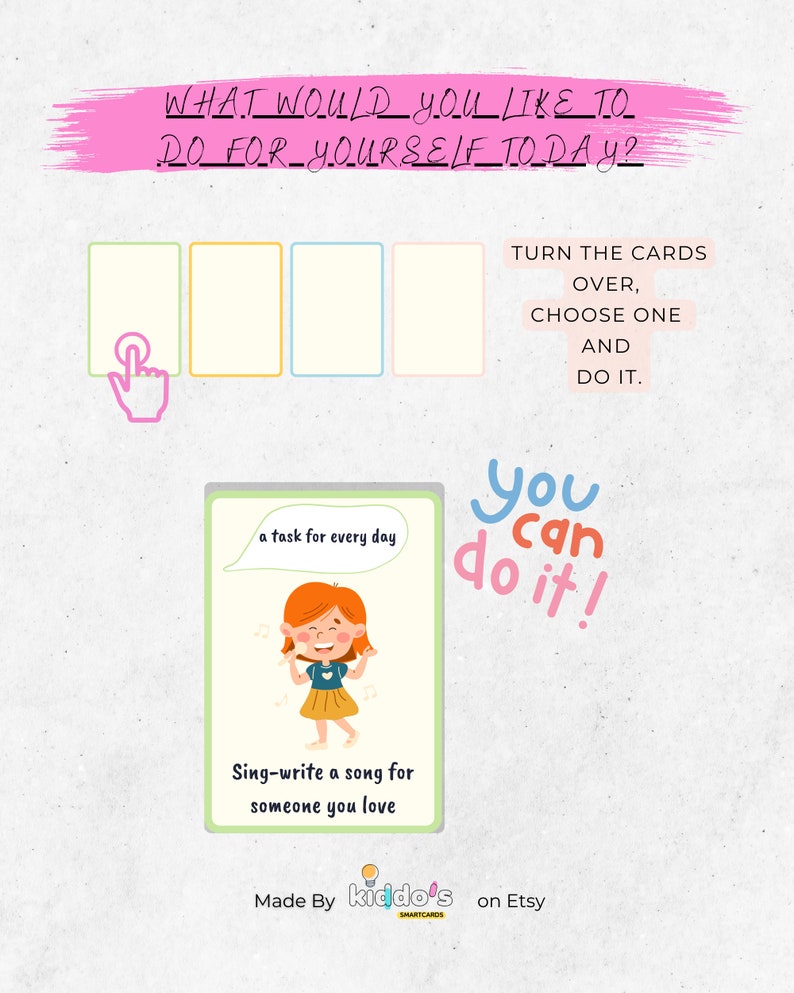 Personal Goals, Printable Flashcards, Flashcard for Kids, Gift for Kids ...