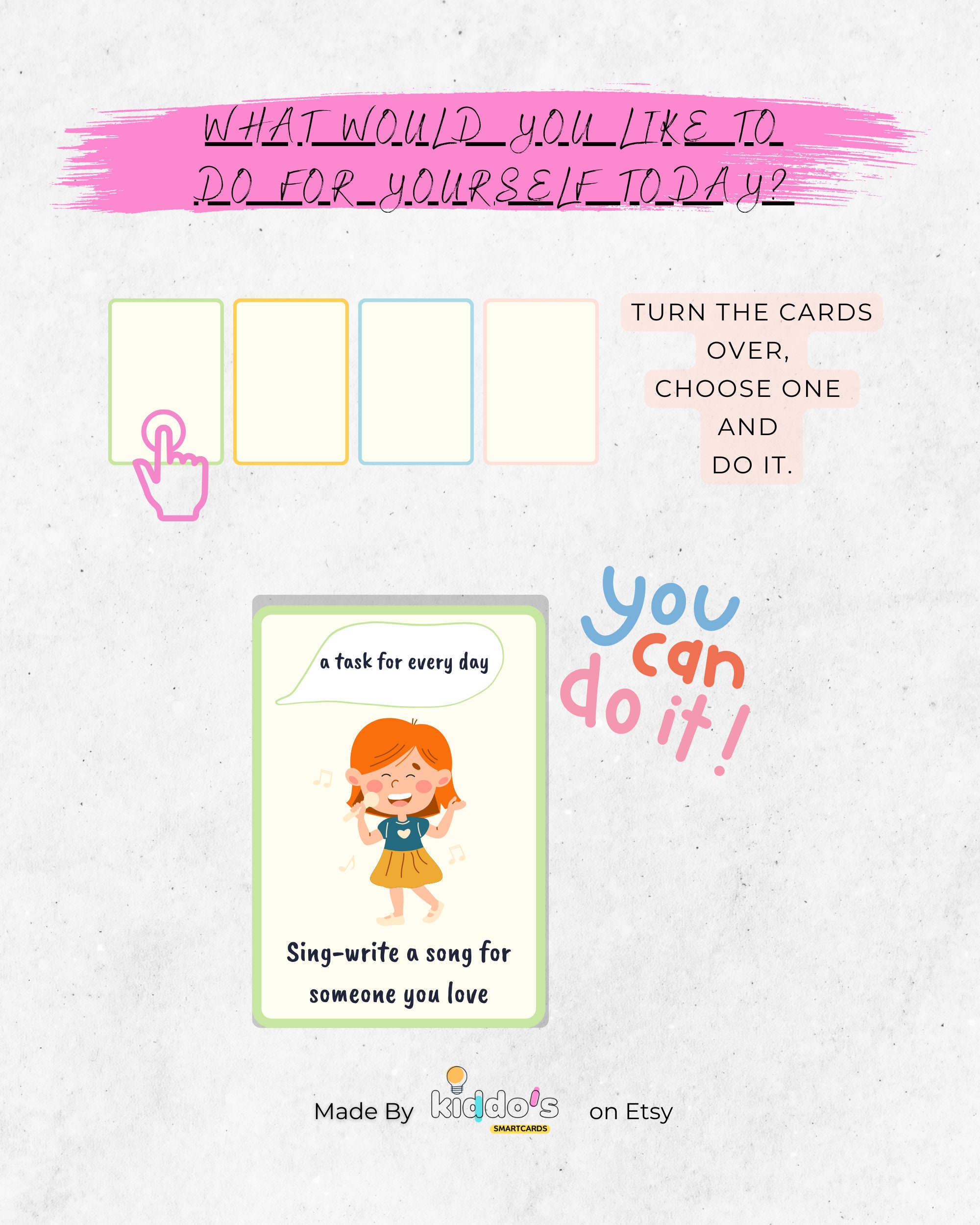 Personal Goals, Printable Flashcards, Flashcard for Kids, Gift for Kids ...