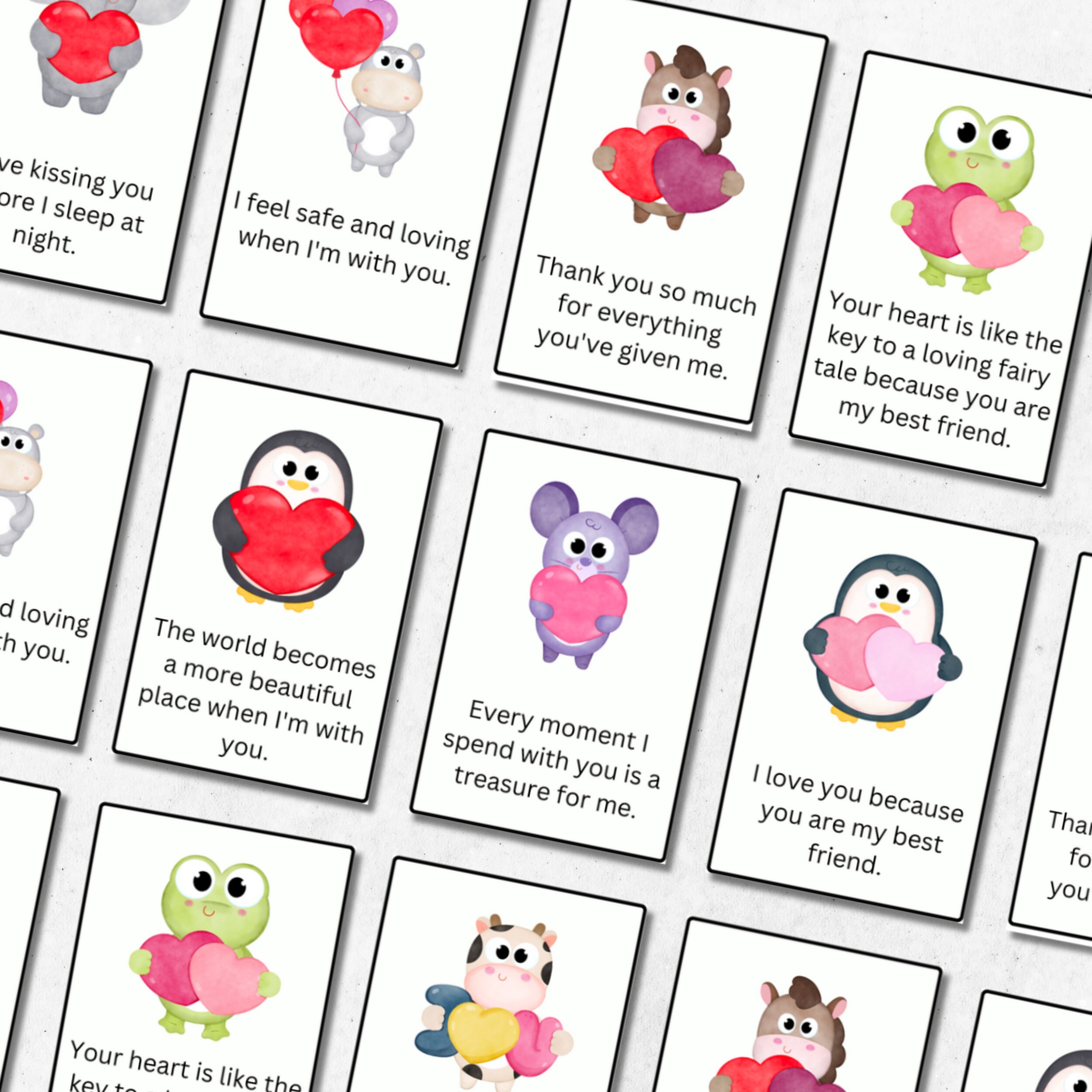 Valentine's Day, Printable Flashcards, Meaningful Messages, Love Notes ...