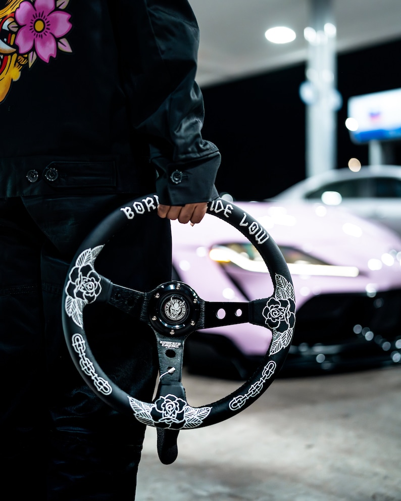 Lowered Empire Killer Roses Steering Wheel 330mm - Etsy