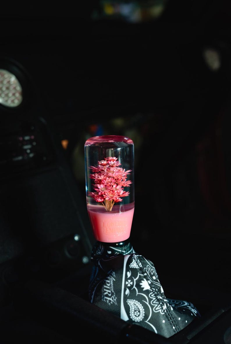 Pink Sakura Flowers Shift Knob | Universal Manual Car Shifter - Etsy