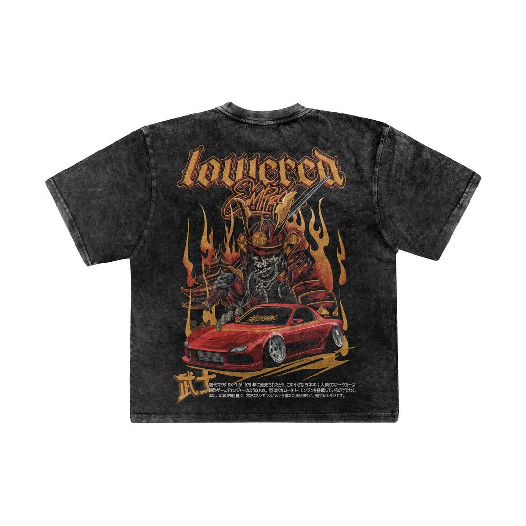 RX7 Reaper Acid Wash Tee - Etsy
