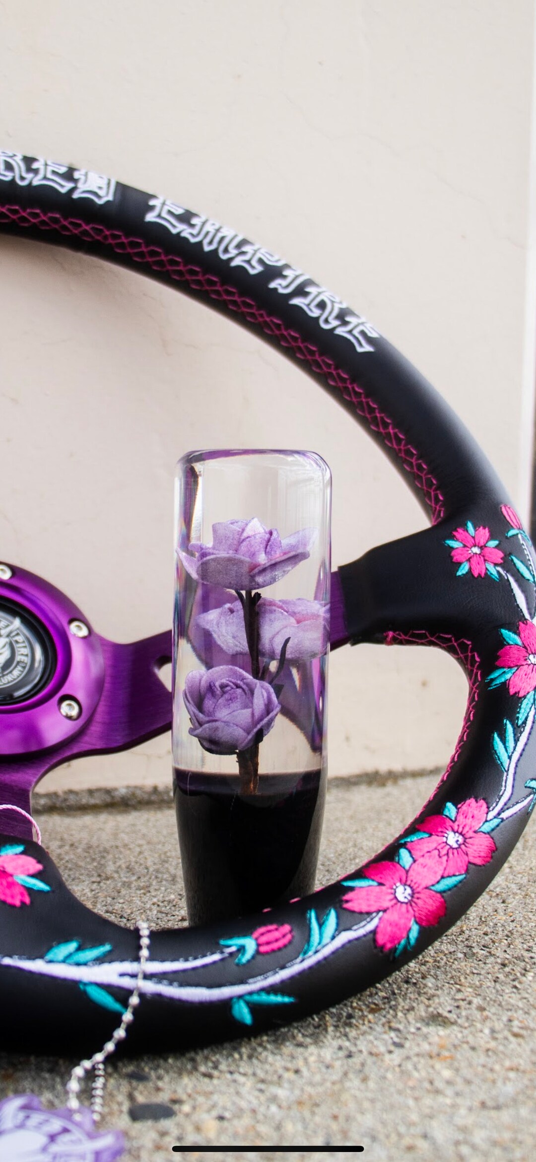 Deadly Purple Roses 6 Inch Shift Knob - Etsy