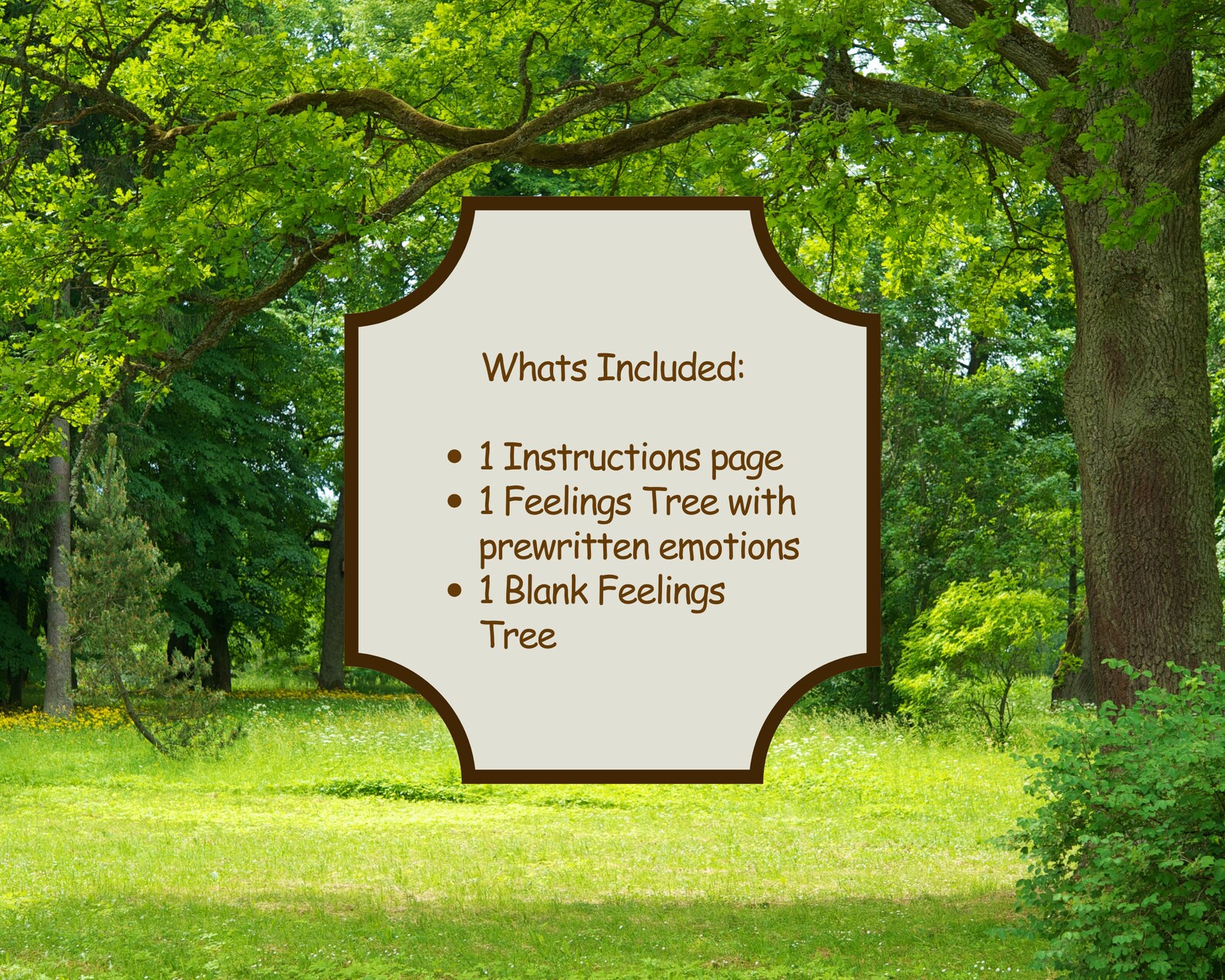 Printable Feelings Tree Activity for Children, Printable CBT Activity ...