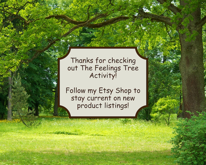 Printable Feelings Tree Activity for Children, Printable CBT Activity ...