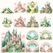 Neutral Dragon Watercolor Clipart, Fairy Tale Clipart, Cute Dragon PNG ...