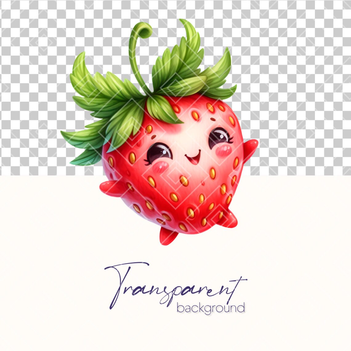 Cute Fruits Clipart, Summer Fruits Clipart, Cute Fruit PNG, Transparent ...