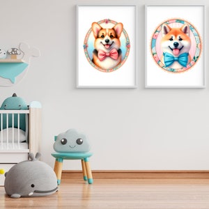 Cute Dog Clipart Bundle, Cute Dog Portraits, Quirky Dog Clipart ...