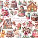Christmas Candy Clipart, Watercolor Christmas Sweets, Candy Cane PNG ...