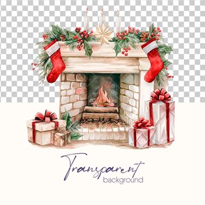 Cozy Christmas Clipart, Ornaments Clipart, Watercolor Christmas Clipart ...