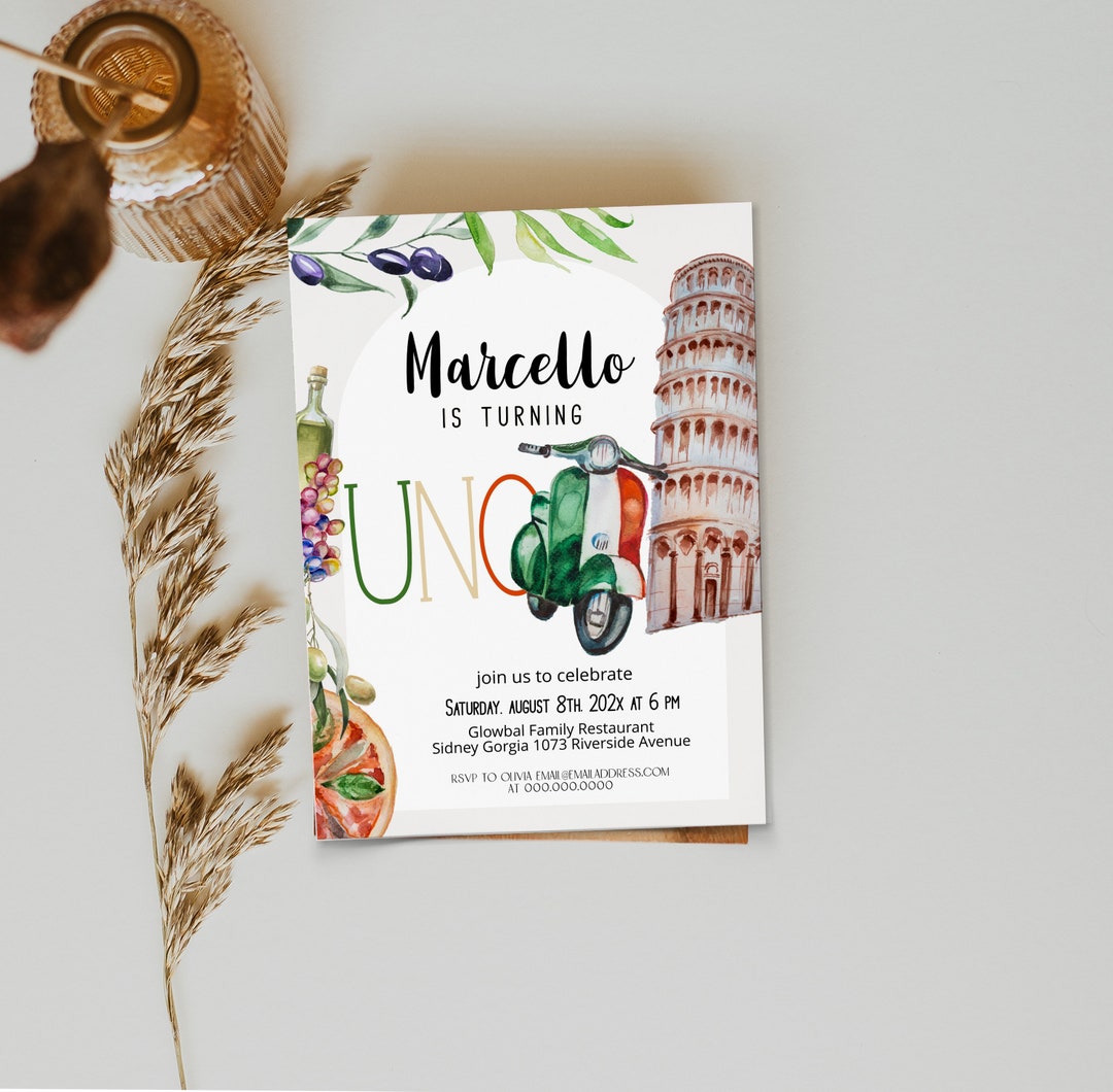 Uno Birthday Invitation Template, Uno Party Invitations, Uno Invite ...