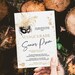 Senior Prom Invite, Masquerade Prom Invitation Template, Editable ...