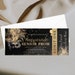 Masquerade Senior Prom Ticket, Prom Tickets Template, Editable ...