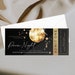 Disco Prom Party Ticket Template, Disco Prom Night Tickets, Editable ...