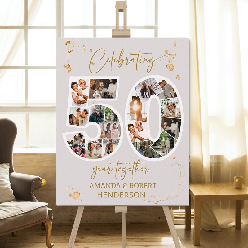 50th Anniversary Poster - Etsy