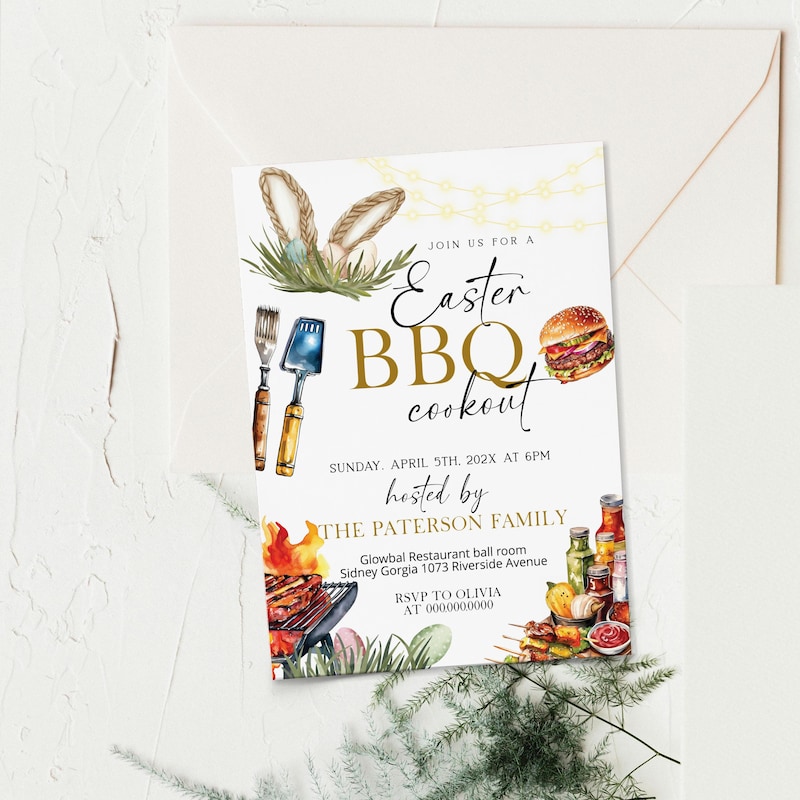 Cookout Invitation - Etsy
