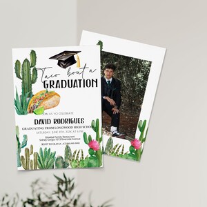 Taco Bout a Graduation Invitation, Graduation Mexican Party Invitation ...