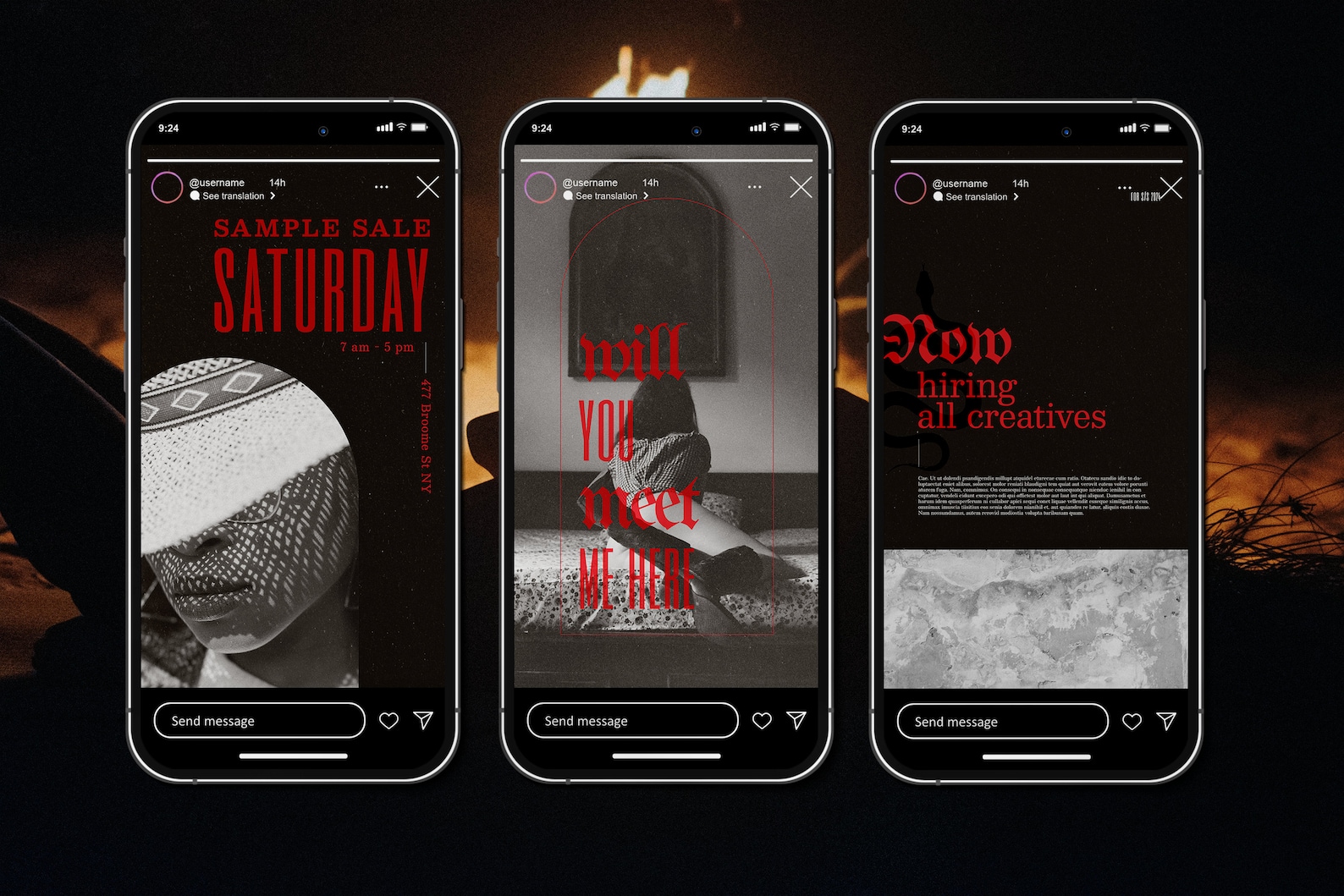 Western Gothic Template, Canva Templates for Business Owners, Personal ...