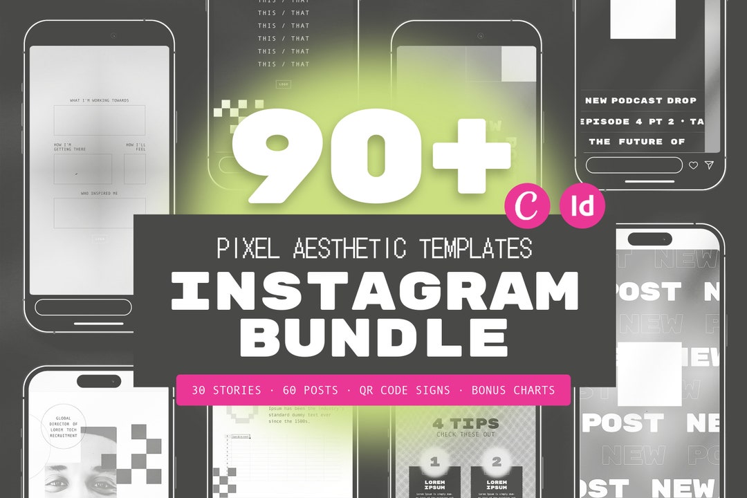 Instagram Branding Templates, Branding Bundle, Social Media Templates ...