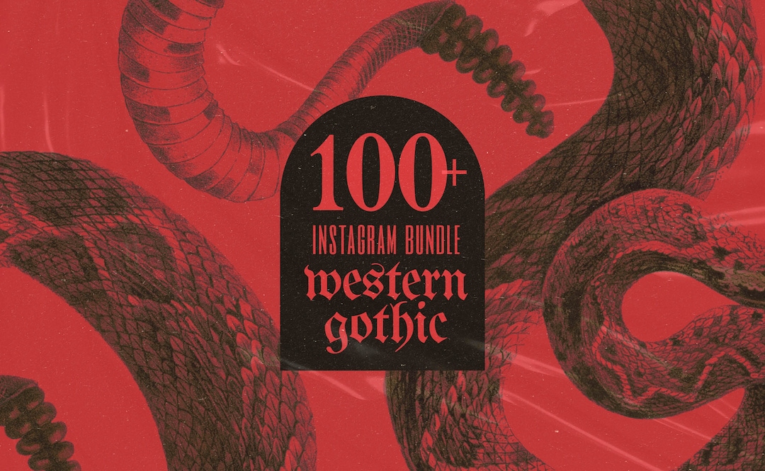 Western Gothic Template, Canva Templates for Business Owners, Personal ...