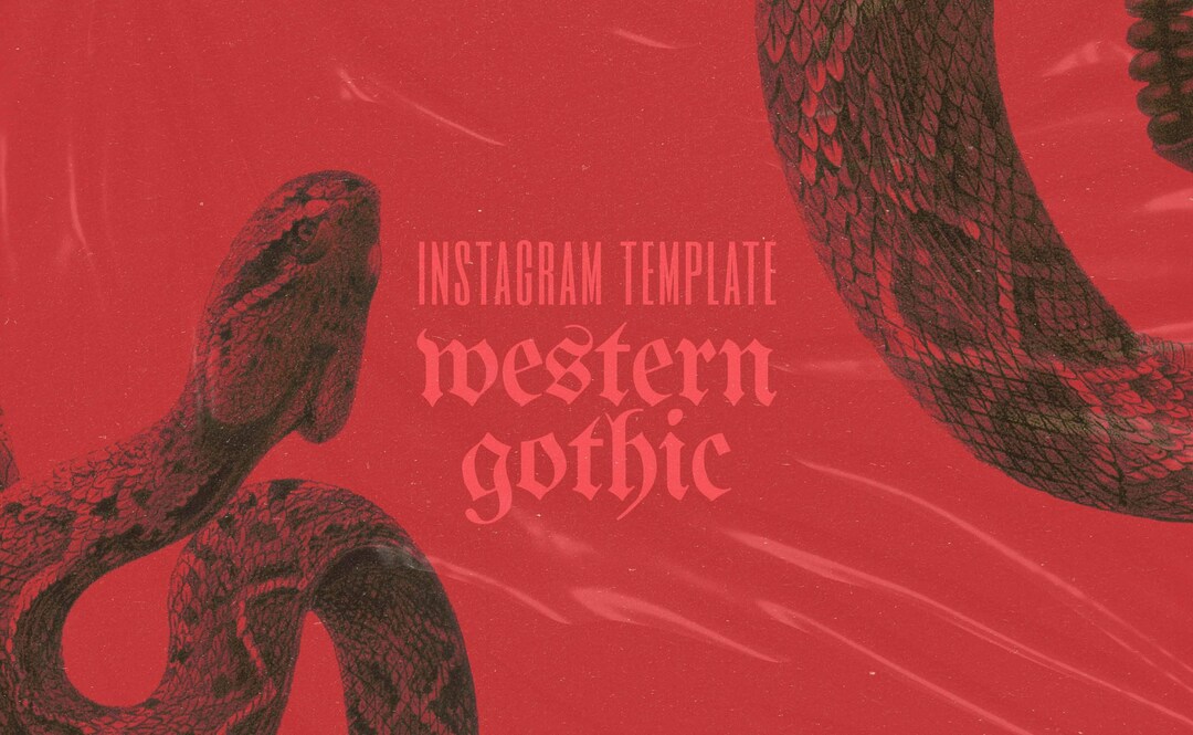 Western Gothic Template, Canva Templates for Business Owners, Personal ...