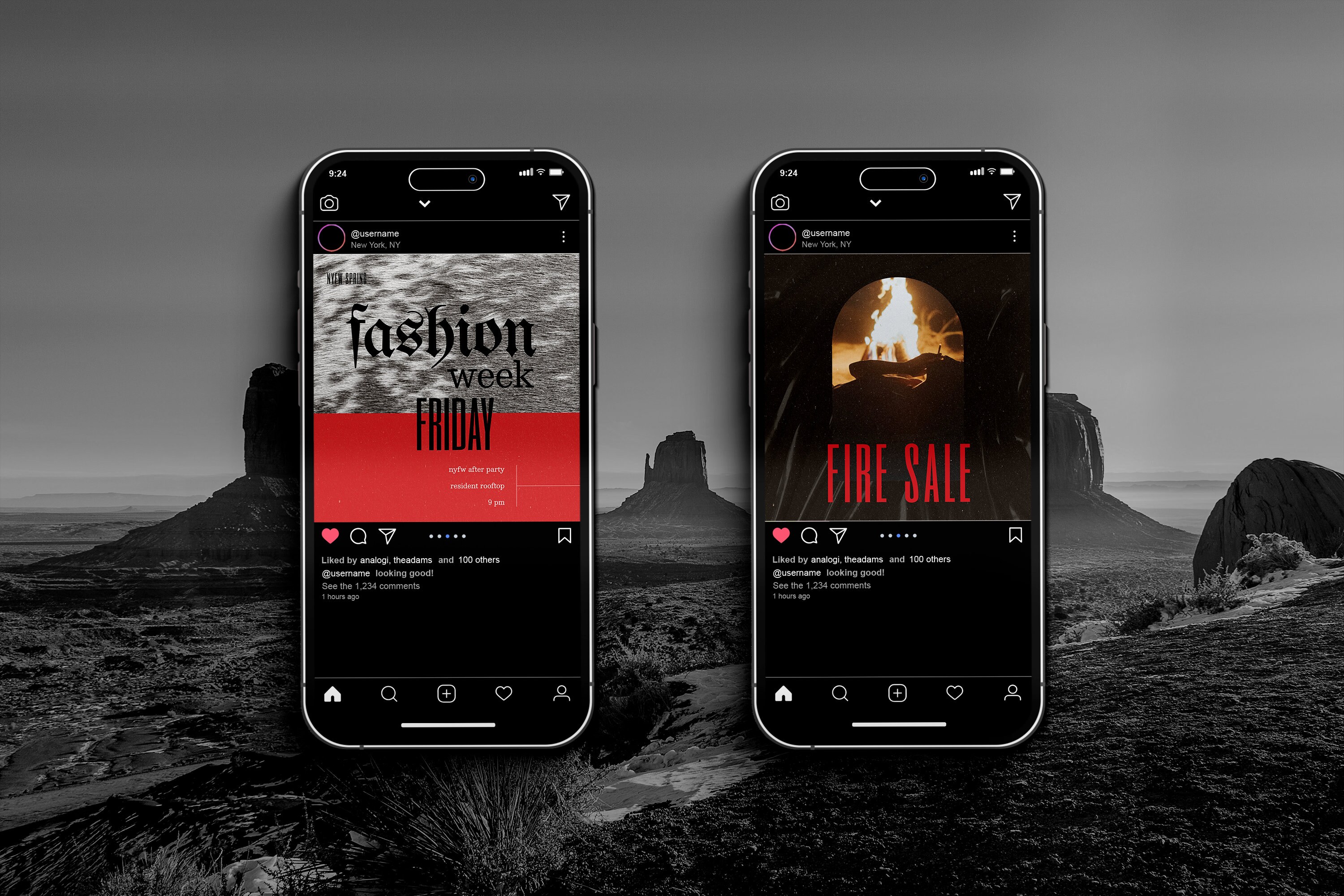 Western Gothic Template, Canva Templates for Business Owners, Gothic ...