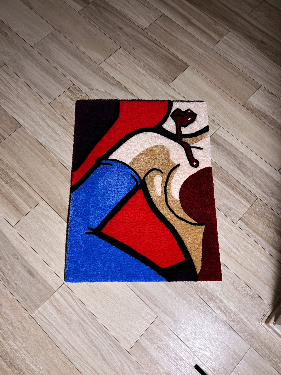 Jessica Rabbit Rug, Custom Handmade Rug, Cartoon Rug, Horny Rug, Kids ...