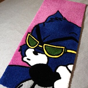 Tom Cat Rug Custom Acrylic Cotton Rug - Etsy