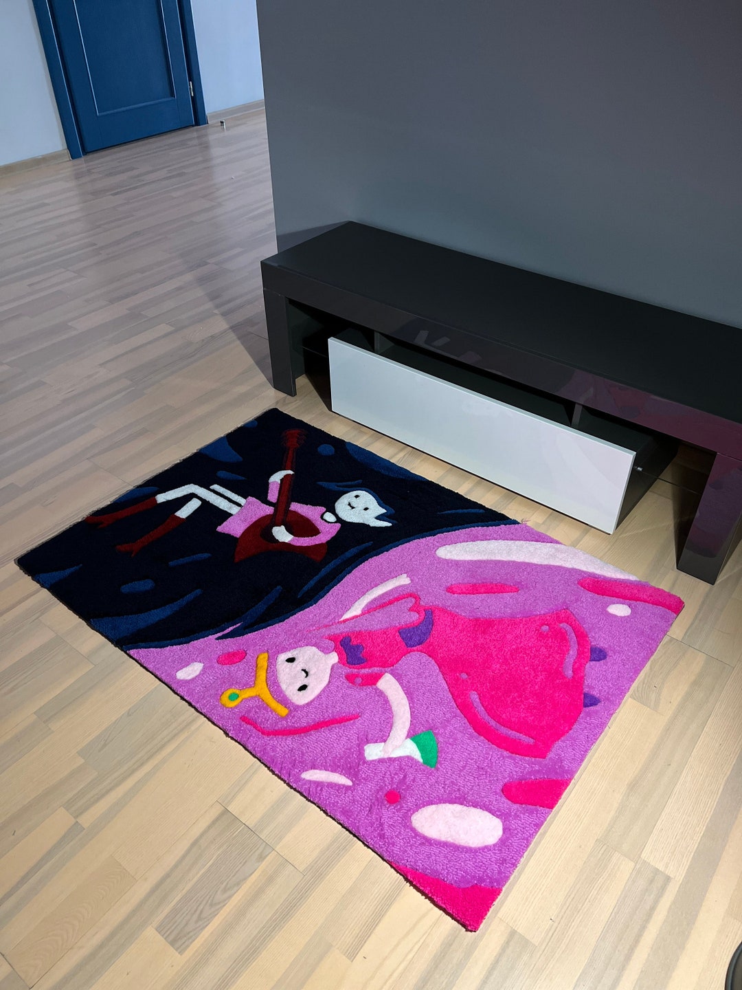 Princess Bubblegum and Marceline Adventure Time Rug, Cartoon Rugs ...